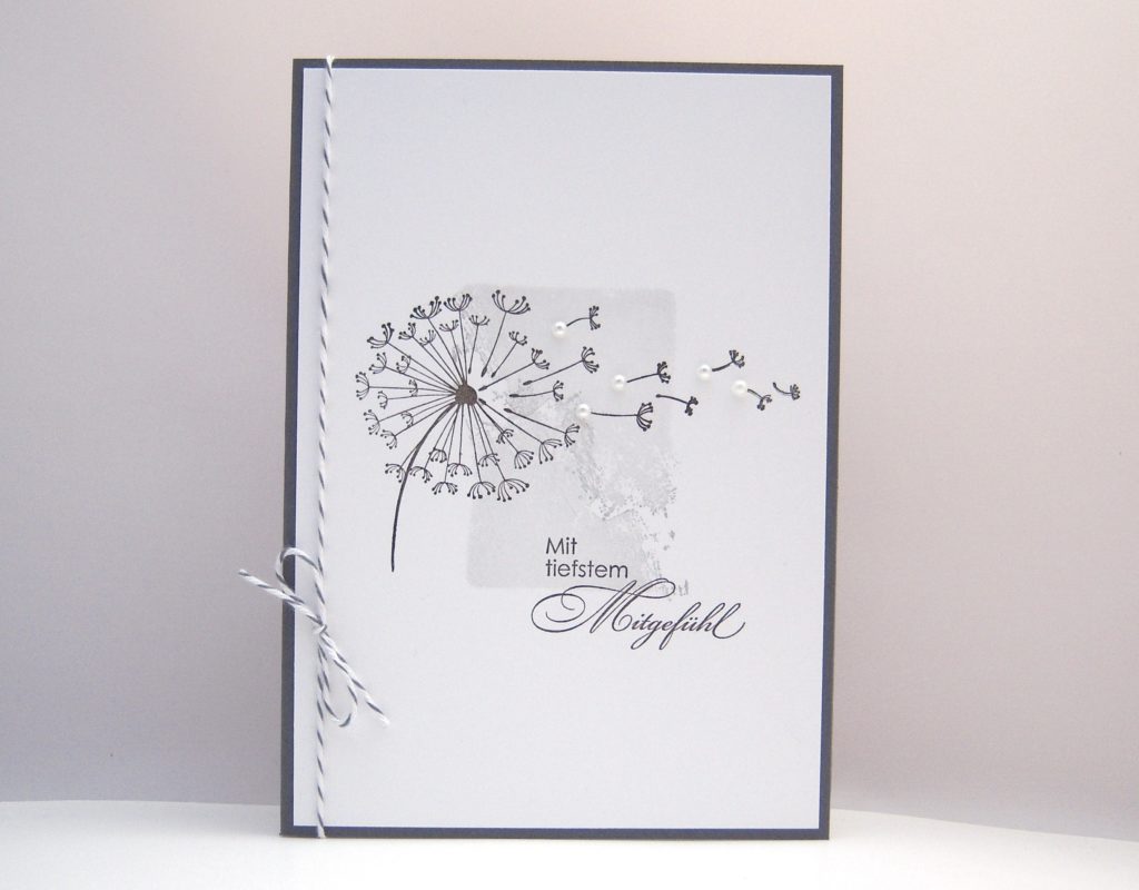 Trauerkarte -Pusteblume- | Kleodesigns